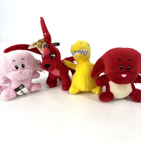 McDonald's | Cat | Lot 4 Neopets Plush 205 Mcdonalds Red Kacheek Gelert ...
